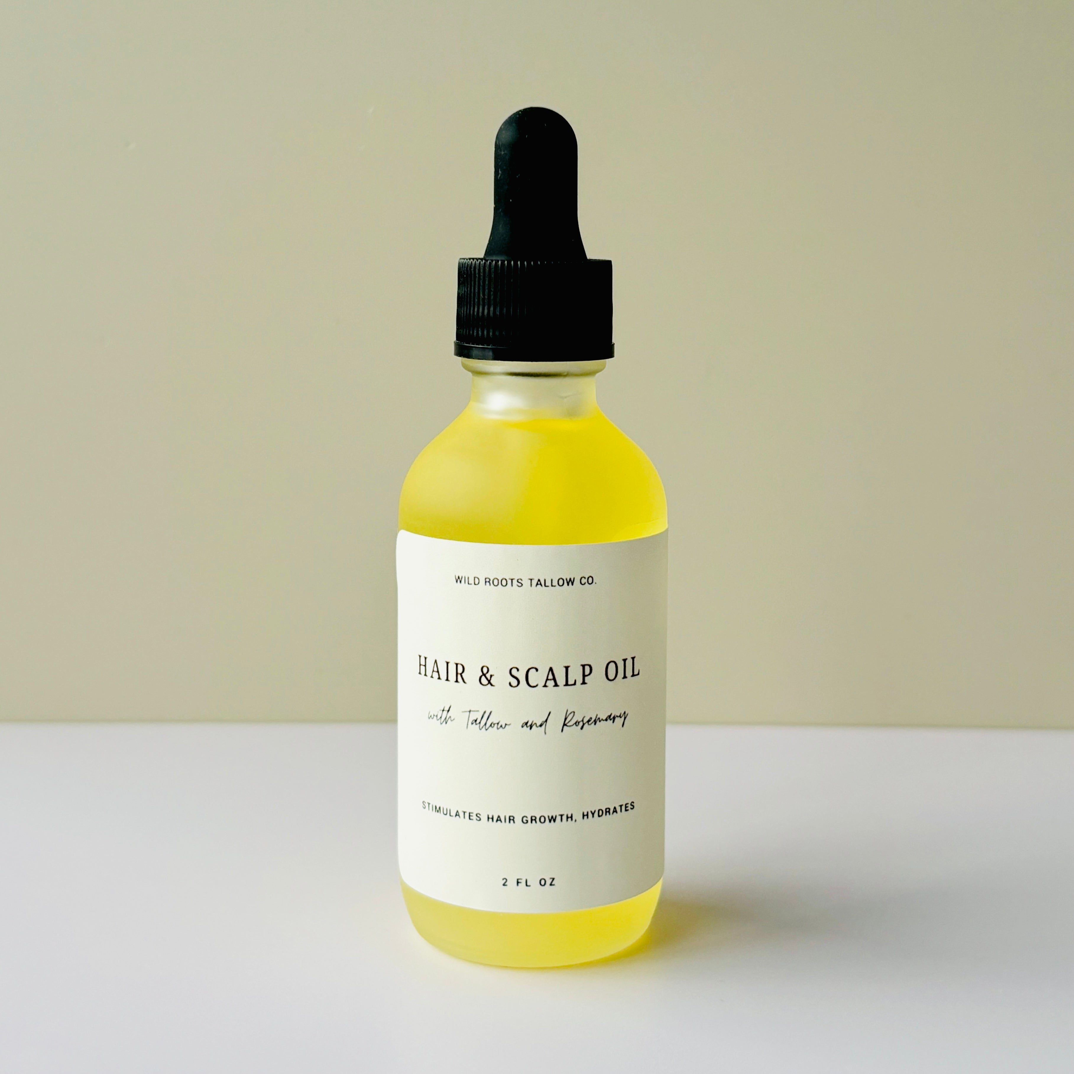 Holistic Hair & Scalp Oil for Growth – Wild Roots Tallow Co.
